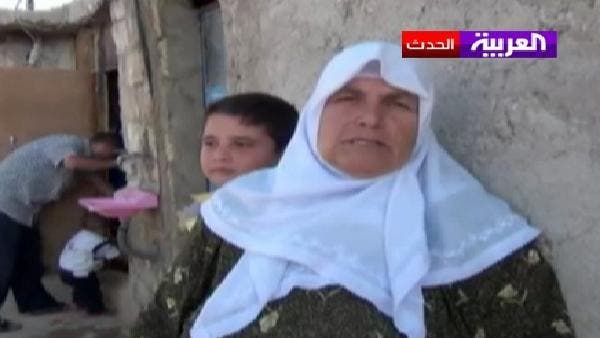 معاناة إحدى الأسر النازحة في ريف حلب
