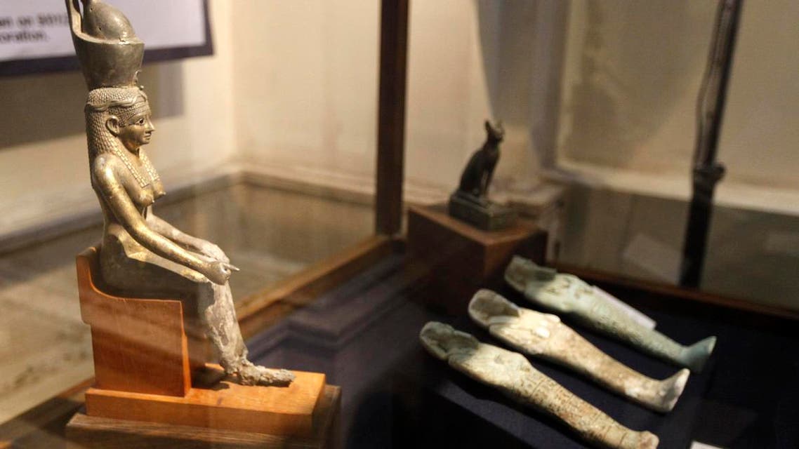 Stolen Artifacts returned to Egypt | Al Arabiya English Stolen Artifacts returned to Egypt | Al Arabiya English