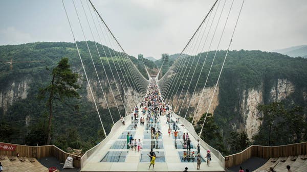 China Opens Longest Glass Bottom Bridge In World