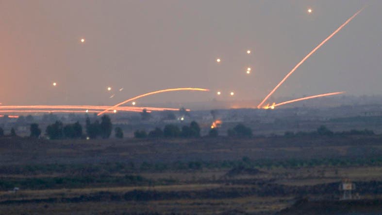 Israeli Air Raid In Syria After Rocket Fire Israeli Army Al Arabiya