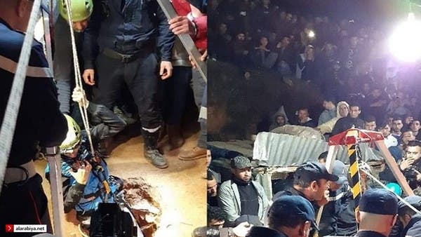مشاهد تحبس الأنفاس لعملية إنقاذ الطفل ريان أخطر مرحلة