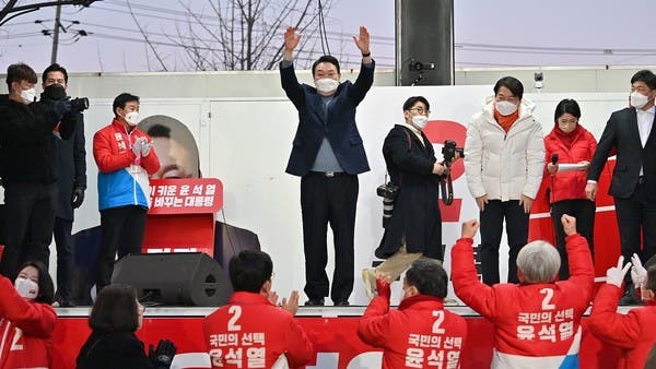 South Korea Opposition Candidate Yoon Projected To Win Tight