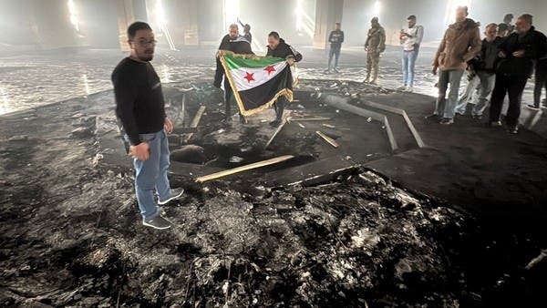 Tomb Of Hafez Al Assad Set On Fire In Syria Hometown